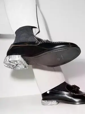 Off-White Tassel Marbled Sole Loafers