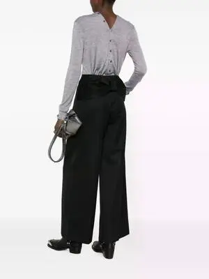 Simone Rocha Bow Detail Wide Leg Trousers