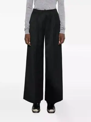 Simone Rocha Bow Detail Wide Leg Trousers