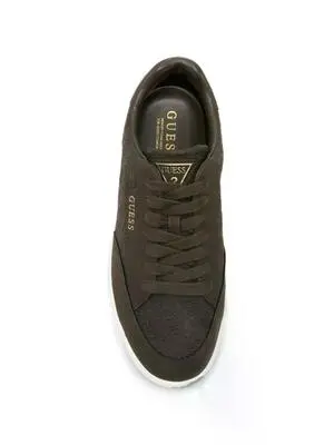 Guess Logo-embossed Leather Sneakers