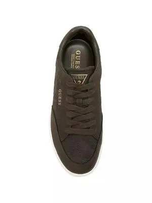 Guess Logo-embossed Leather Sneakers
