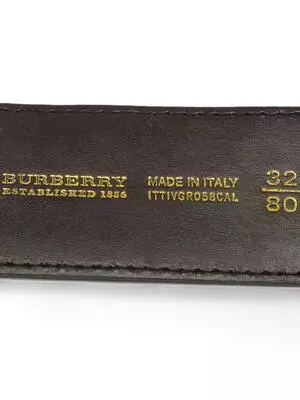 Burberry Haymarket Check Buckle Belt