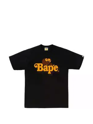 A BATHING APE Milo On T-shirt - Black