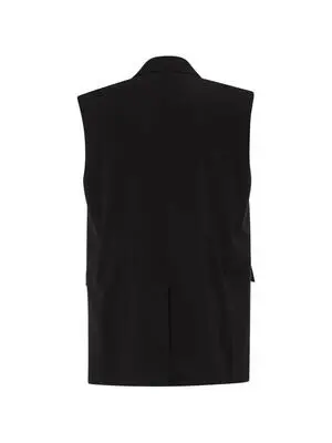 Max Mara Sleeveless Wool Jacket