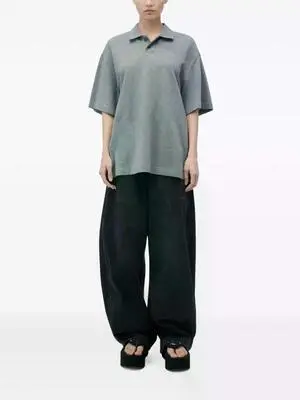 Alexander Wang Crystal-hotfix Short-sleeve Polo