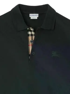 Burberry Long-sleeve Cotton Polo Shirt
