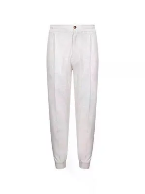Brunello Cucinelli Techno Cotton French Terry Double Cloth Trousers