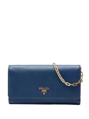 Prada Saffiano Leather Wallet On Chain Crossbody Bag