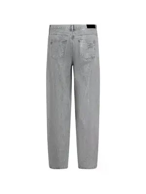 Karl Lagerfeld Coated Python Barrel Jeans
