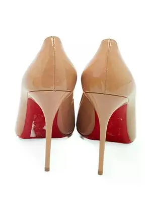 CHRISTIAN LOUBOUTIN Decollete 554 Patent Leather Pumps
