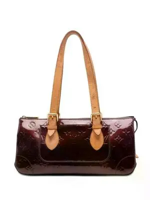 LOUIS VUITTON 2008 Monogram Vernis Rosewood Avenue Shoulder Bag - Red