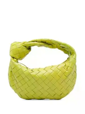 Bottega Veneta 2012-2026 Mini Nappa Intrecciato Jodie Hobo Bag - Yellow