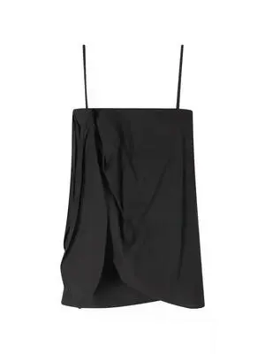 ISABELLE BLANCHE Draped Asymmetric Top