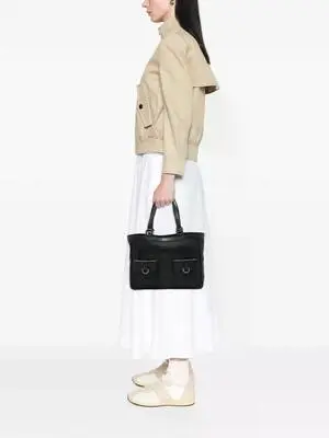 Gucci Gg Nylon Abbey D Ring Pocket Tote Bag