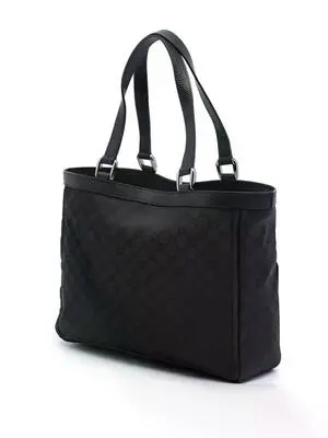 Gucci Gg Nylon Abbey D Ring Pocket Tote Bag