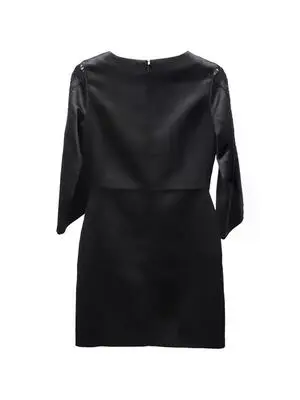 Maje Lace Panel Embellished Dress