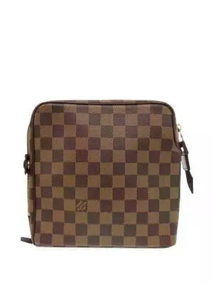 LOUIS VUITTON Damier Ebene Olav Pm Crossbody Bag
