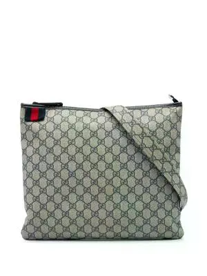 Gucci Gg Supreme Web Crossbody Bag