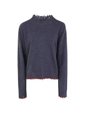 UMA WANG Distressed Cashmere Sweater