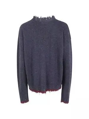 UMA WANG Distressed Cashmere Sweater