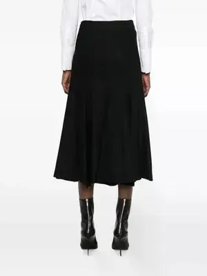 THELATEST Panelled Flared Midi Skirt
