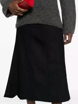 THELATEST Panelled Flared Midi Skirt