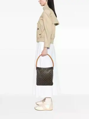 LOUIS VUITTON 2000 Monogram Looping Gm Shoulder Bag - Brown