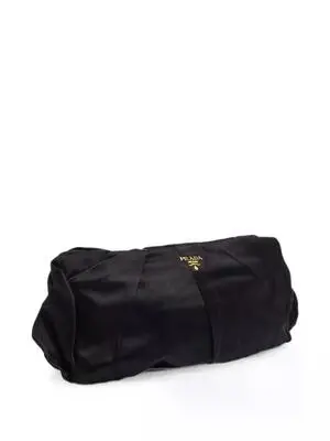 Prada Pleated Frame Clutch Bag