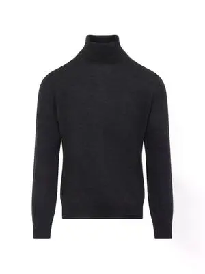 Brunello Cucinelli Roll-neck Wool Sweater - Grey