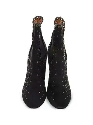 Alaïa Laser-cut Stiletto Ankle Boots