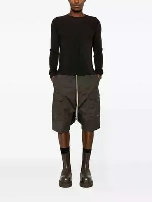 Rick Owens Ribbed Geo Panel Sweater