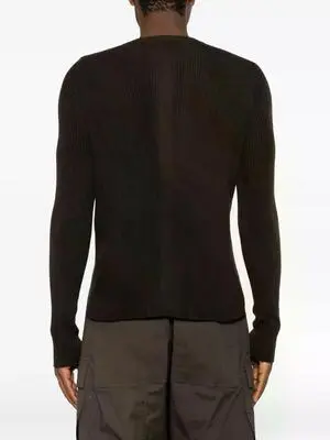 Rick Owens Ribbed Geo Panel Sweater