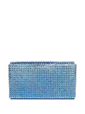 Amina Muaddi Mini Clutch Bag - Blue