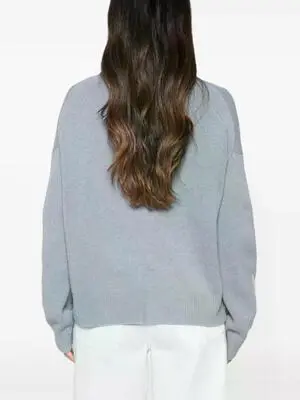Eric Bompard Cashmere Jersey Knit Crew Neck Sweater