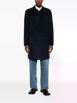 Tagliatore Double-breasted Peak-lapel Coat