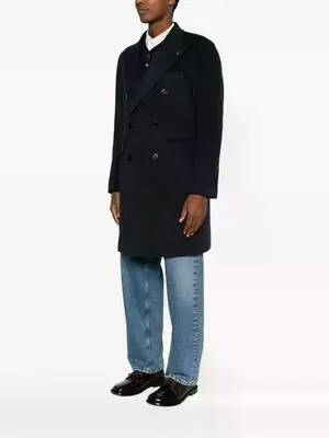 Tagliatore Double-breasted Peak-lapel Coat