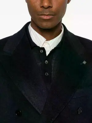 Tagliatore Double-breasted Peak-lapel Coat