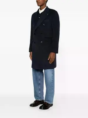Tagliatore Double-breasted Peak-lapel Coat