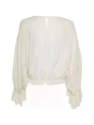 Chloé Lace-trim Ruffled Blouse