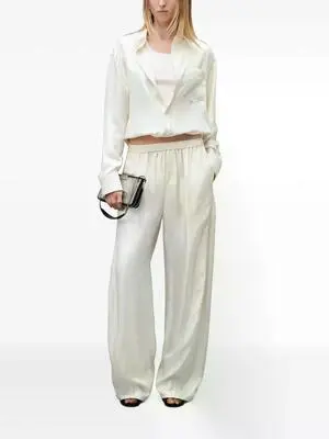 Alexander Wang Mid-rise Satin Track Pants
