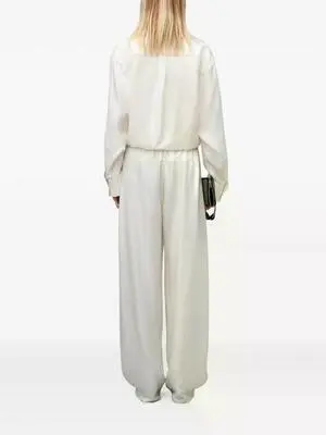 Alexander Wang Mid-rise Satin Track Pants