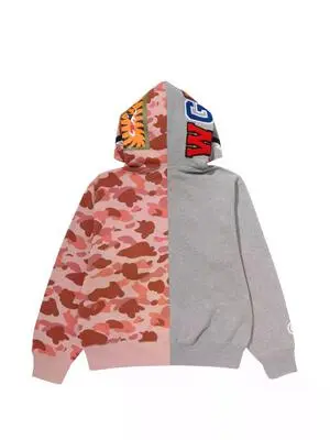 A BATHING APE 1st Camo Crystal-stone Shark Full-zip Hoodie