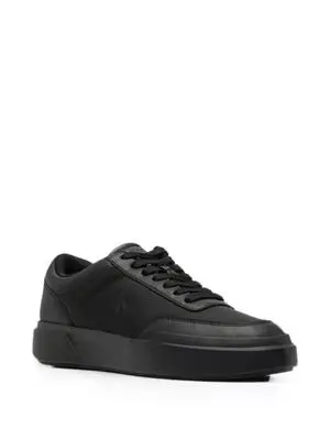 Calvin Klein Logo-print Leather Sneakers