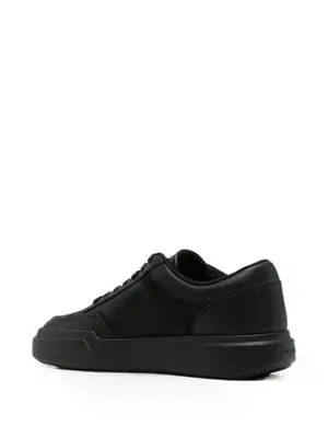 Calvin Klein Logo-print Leather Sneakers