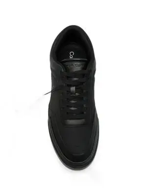 Calvin Klein Logo-print Leather Sneakers