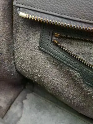 Celine Luggage Micro Tote Bag - Grey