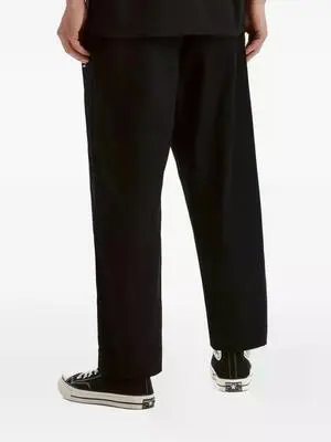 FINGERCROXX Logo-patch Pleated Trousers