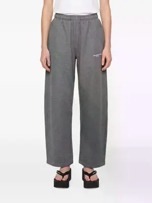 Alexander Wang Mid-rise Relaxed Sweatpants With Logo Print