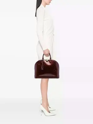 LOUIS VUITTON 2011 Monogram Vernis Alma Gm Handbag