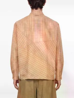 You Must Create Substance Check-print Shirt